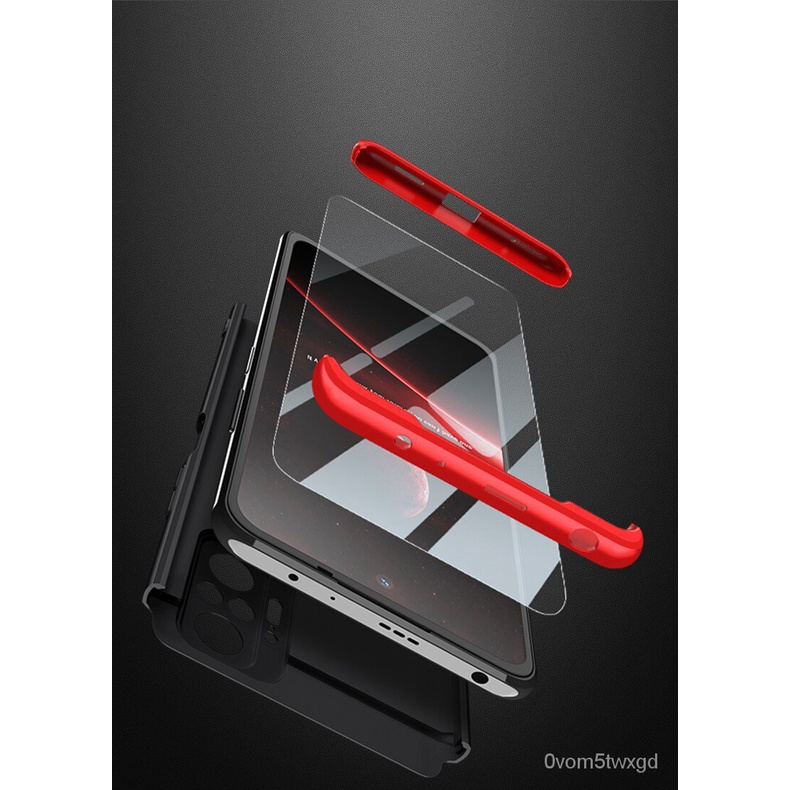 #relaxFor Xiaomi Redmi Note 10 Pro Max 10S Case 360 Degree Full Body ...