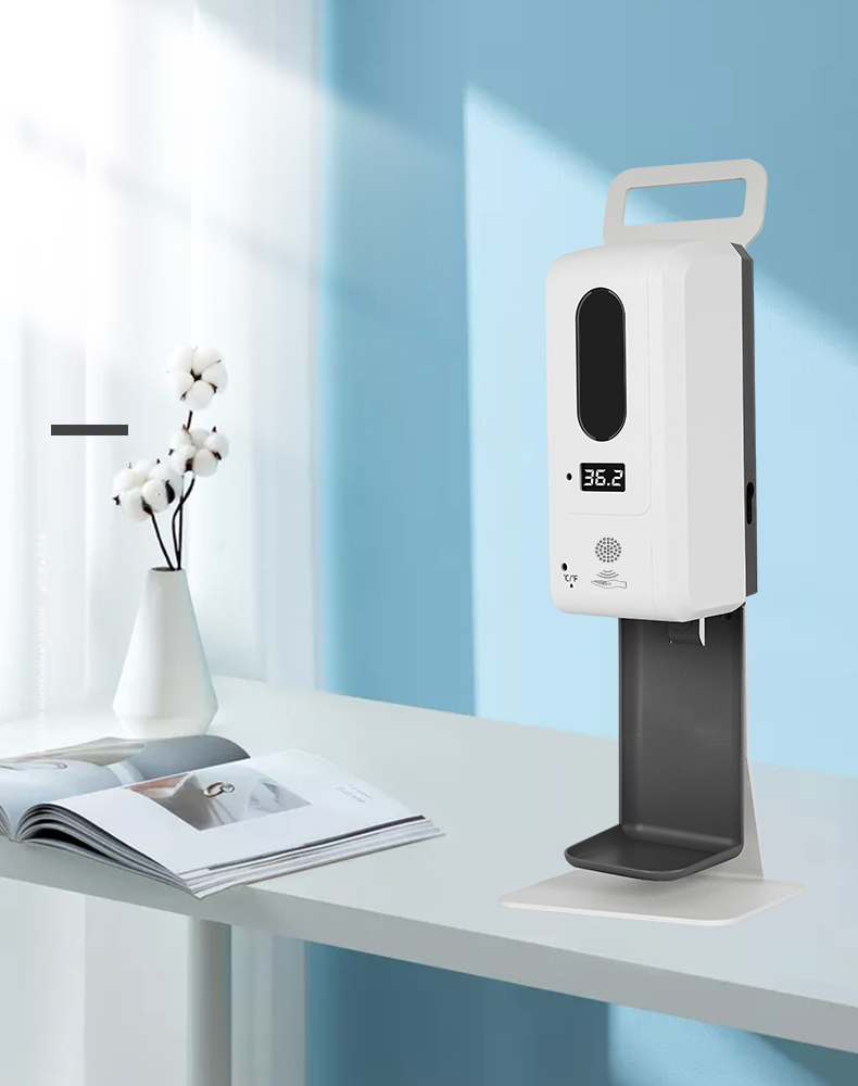 Thermal Scanner and Automatic Alcohol Dispenser with Heavy Duty Stand ...