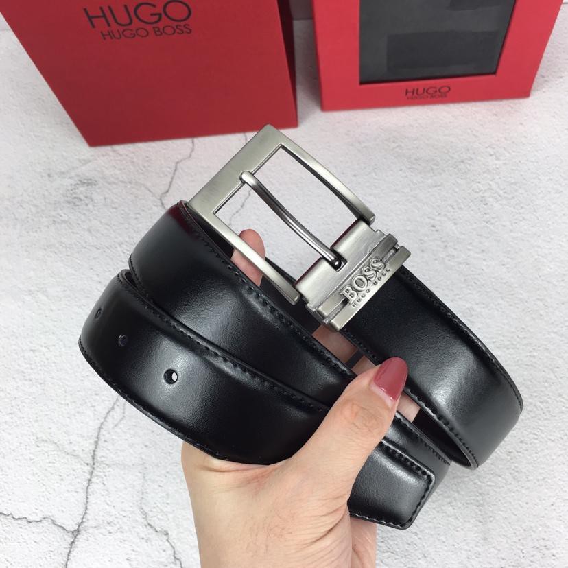 HUGO BOSS belt with red box and paper bag บรรจุภัณฑ์ของขวัญเคาน์เตอร์ ...