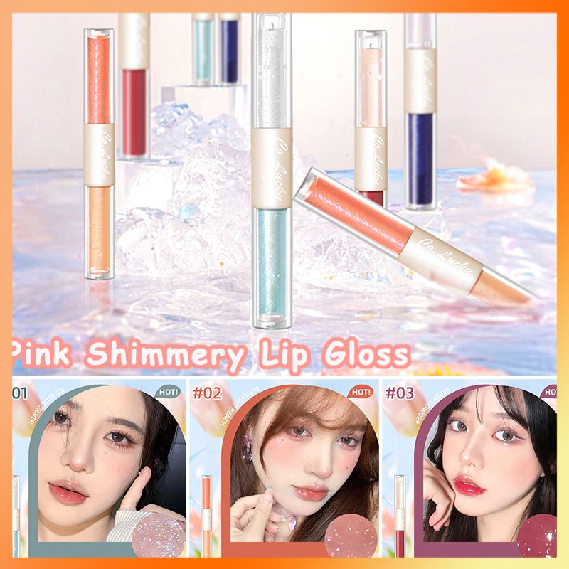 Felice Colucky Fine Glitter Jelly Toot Lip Moisturizing Lip Oil Double ...
