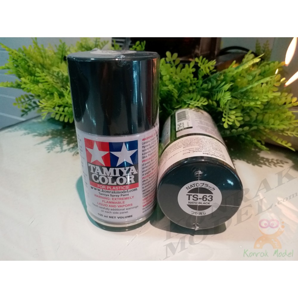 สีสเปย์ Tamiya TS-63 NATO BLACK 100ML | Shopee Thailand