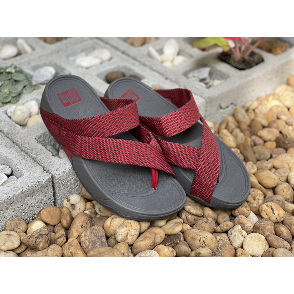 Fitflop แท้ 100% รุ่น sling weave รองเท้าแตะผู้ชายเพื่อสุขภาพ พร้อมส่ง ...