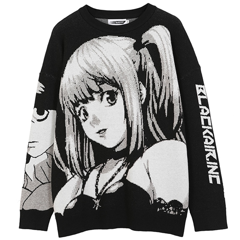 Anime Death Note Misa Amane Imitation Leather Sexy Tube Tos Sweater ...