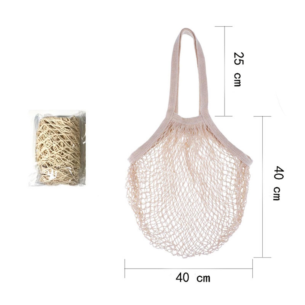 เครือข่ายเก็บข้อมูล1CS Daily Net String Bag Solid Crocheted Shoing Bags ...