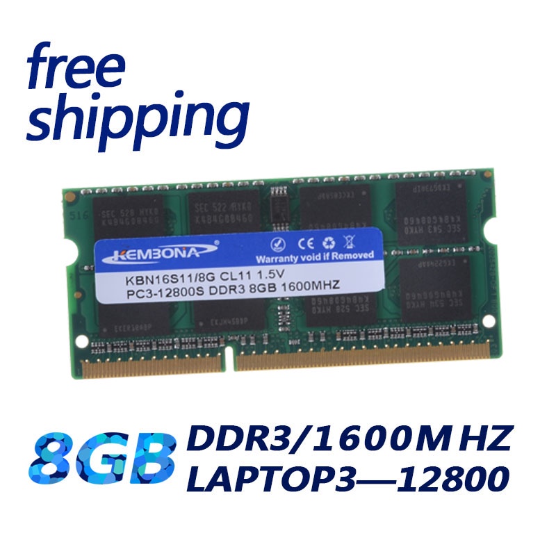 Local StockKEMBONA free shipping Momery Module Notebook Laptop DDR3 8GB ...