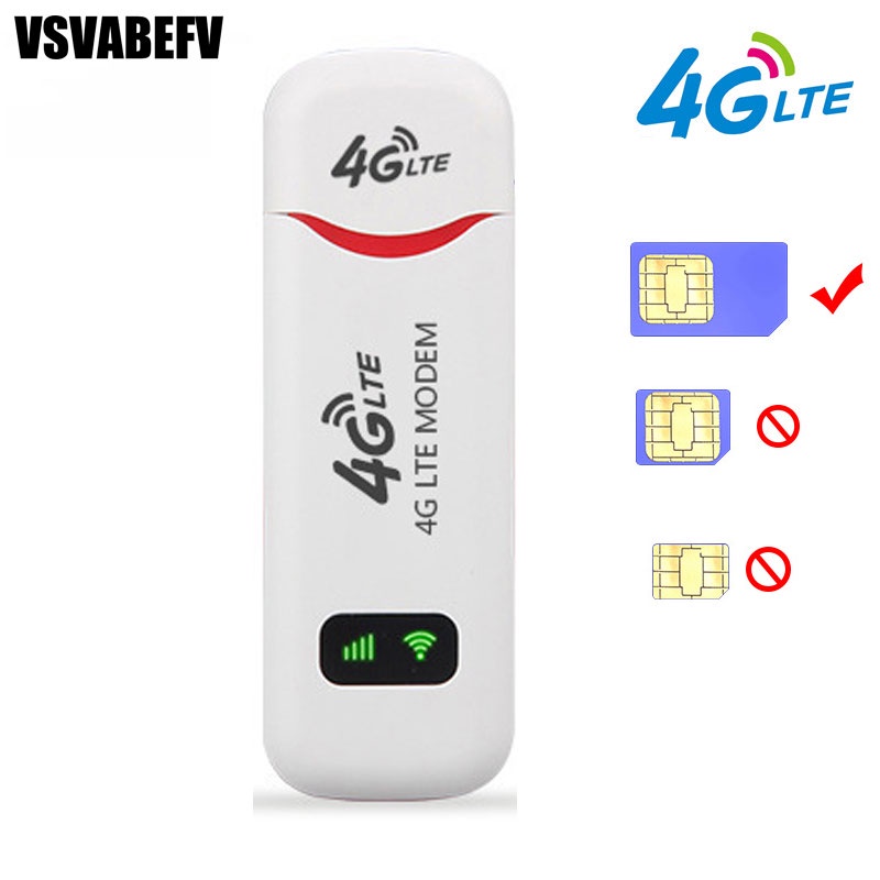 4G SIM Card Dongle Router Nano-SIM Card Portable Wifi Router Modem ...