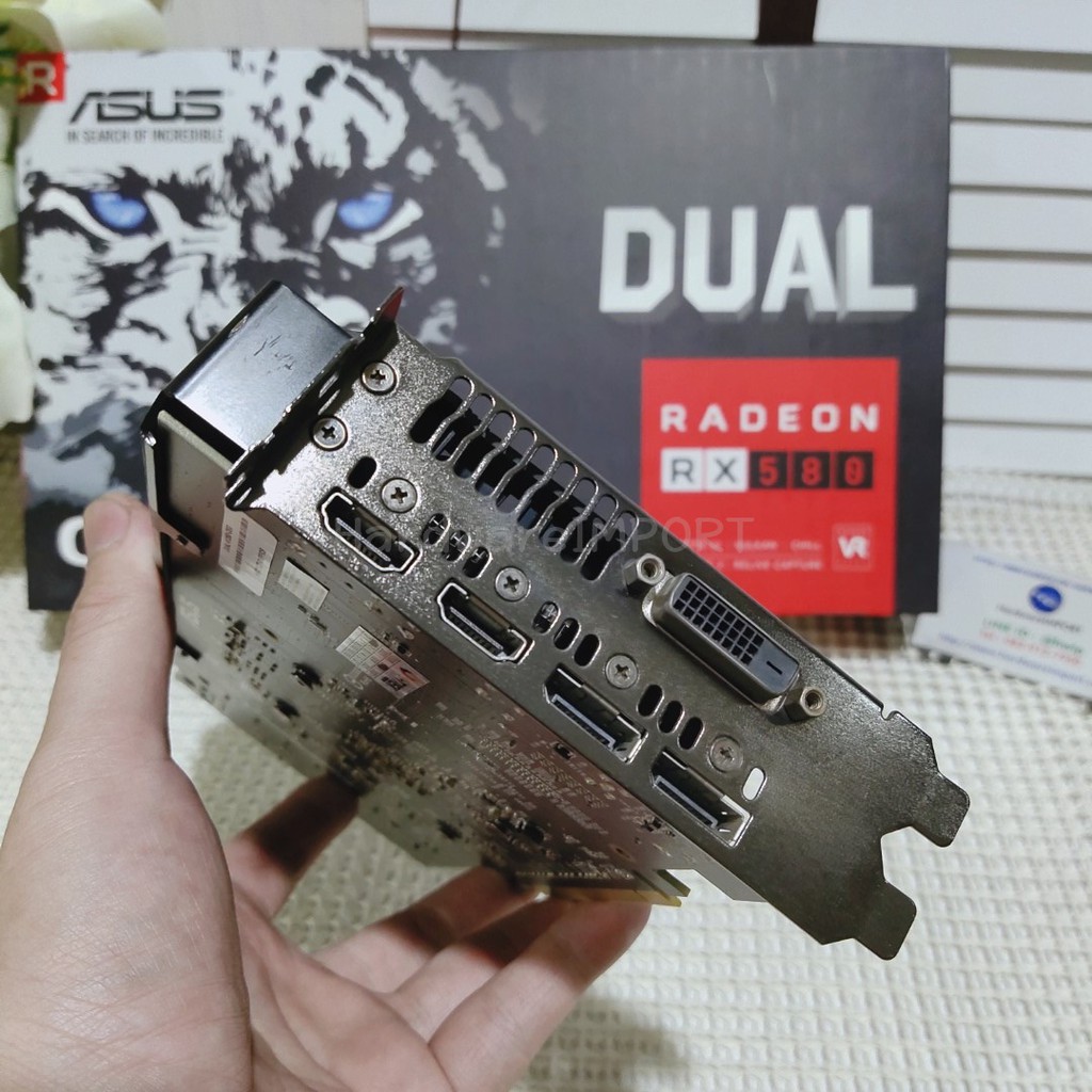 RX580 8GB ASUS DUAL การ์ดจอ เสือดำ - zarazens - ThaiPick