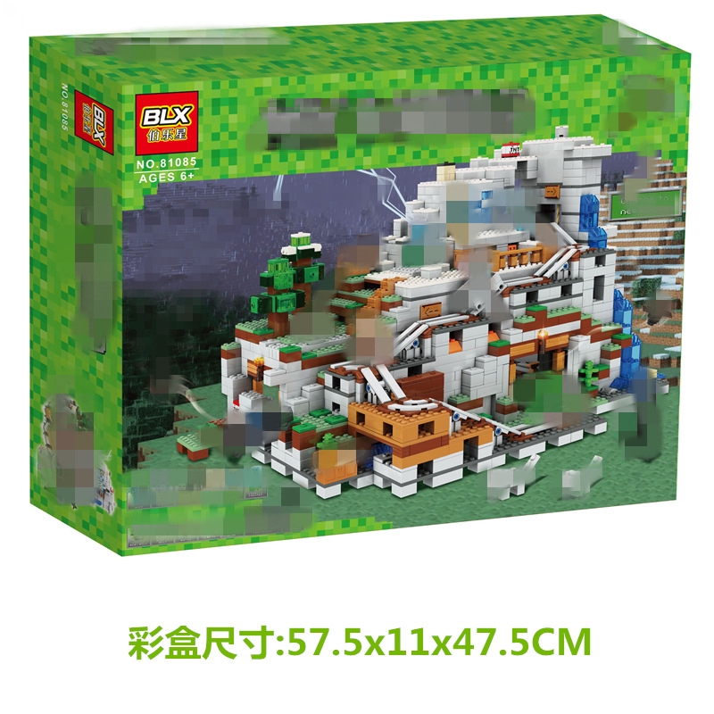 Bole ดาว Minecraft 81085 ถ้ำเด็กปริศนาอนุภาคขนาดเล็กหน่วยการสร้างขายตรง ...