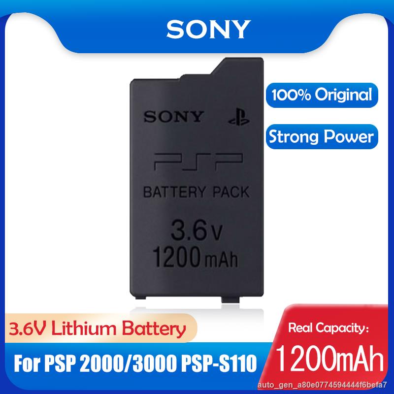 1pcs Sony 1200mah 3.6v Lithium Rechargeable Battery For Sony Psp2000 ...