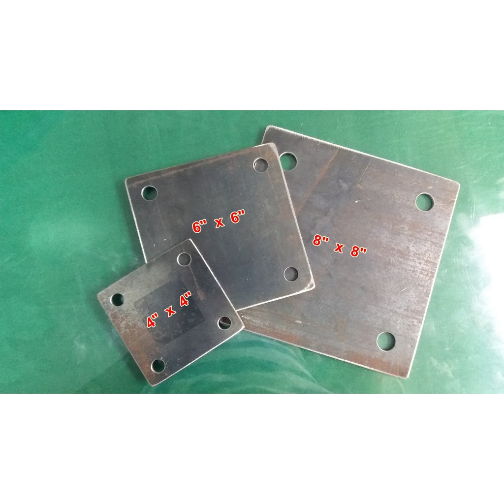 แผ่นเพลทเหล็ก (Steel Plate) เจาะรู | Shopee Thailand