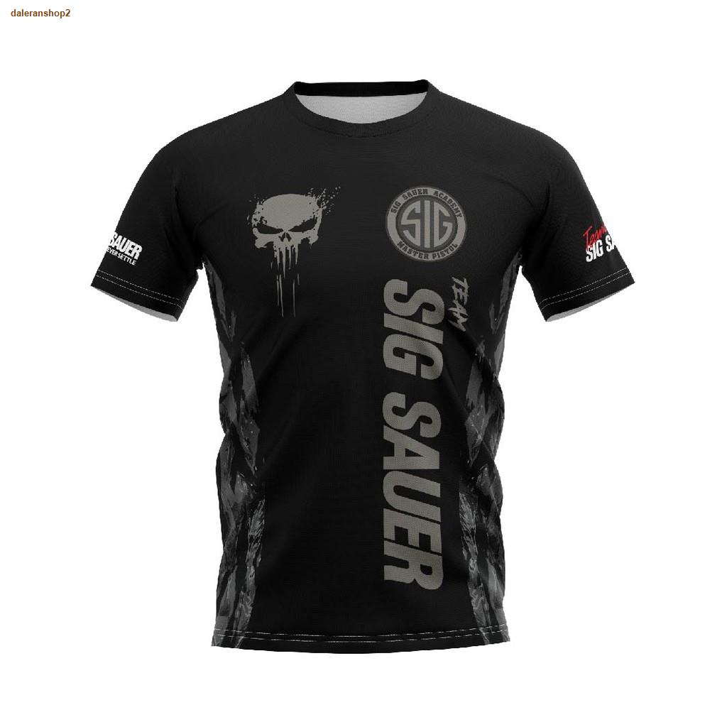 จุดประเทศไทยใหม่ สุดยอดคอลเลคชั่น เสื้อยืดผ้าพิมพ์ TEAM SIG SAUER เนื้อ ...