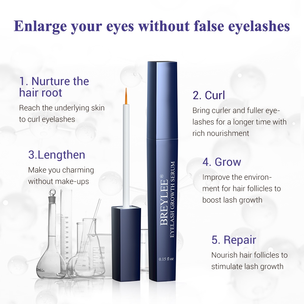 Makeup：breylee Eyelash Growth Serum Eyelash Enhancer Eyes Lash