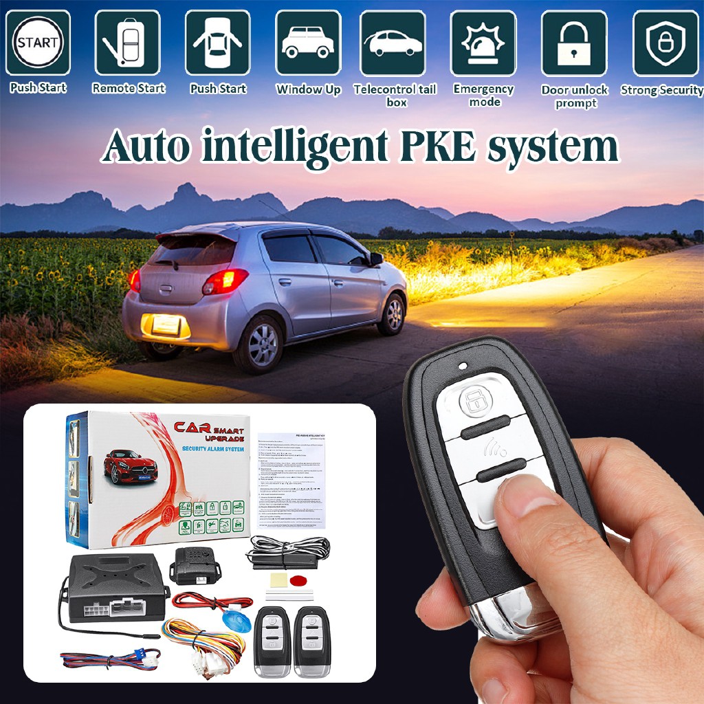 12V Automatic Start Sensing System PKE Remote Control Device Warning ...