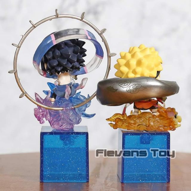 NARUTO Shippuden Fujin Naruto Raijin Sasuke PVC Figures Collectible ...
