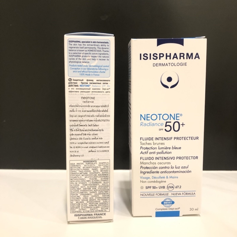 ISIS PHARMA NEOTONE Radiance SPF50 30ml ครีมกันแดด - d.debu - ThaiPick