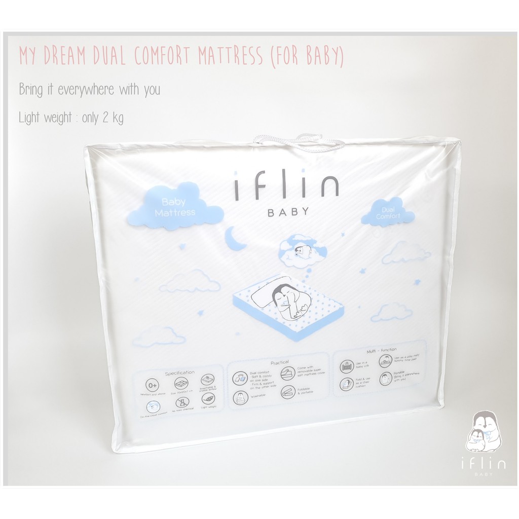 Iflin Baby - My Dream Dual Comfort Mattress (for Baby) เบาะที่นอนเด็ก ...