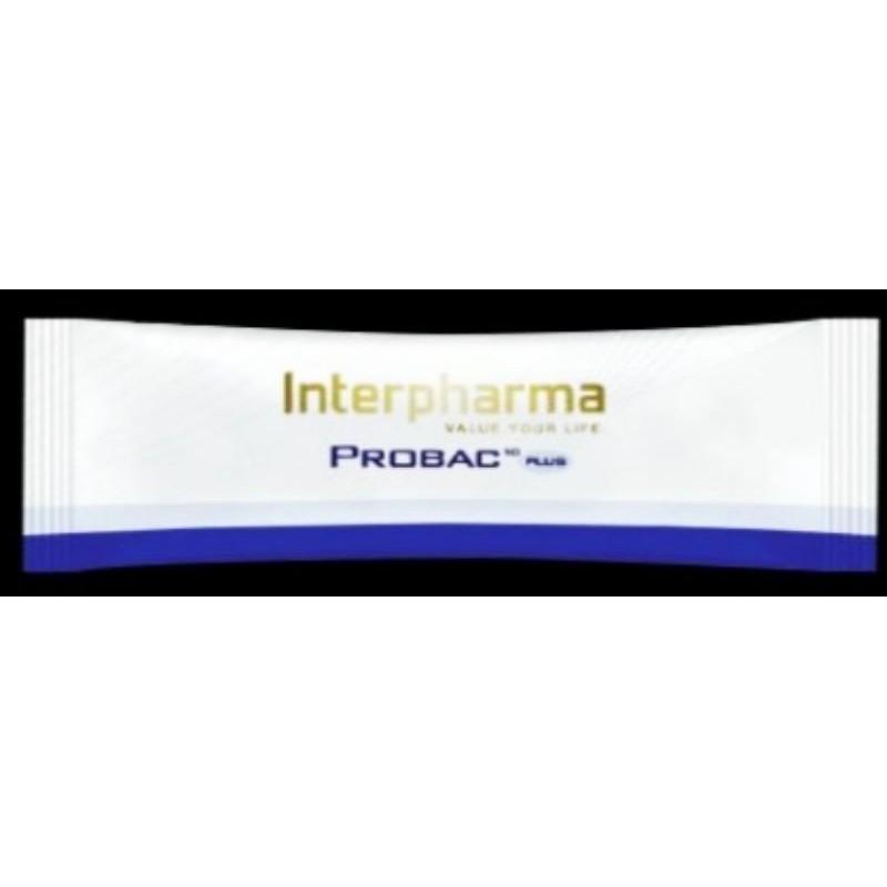 exp 7/23 PROBAC 10 Plus โปรแบค 30ซอง Interpharma โปรไบโอติก แบคทีเรีย ...