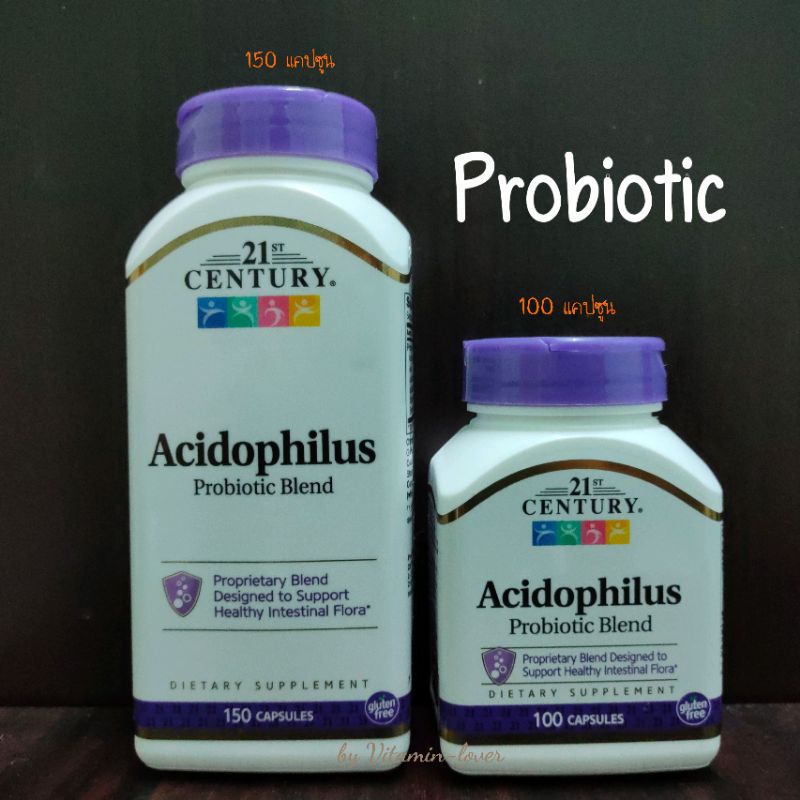 21st Century, Acidophilus Probiotic Blend 60 และ 150 Capsules - vitamin ...