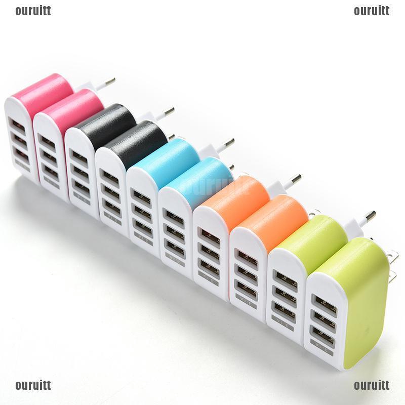 SP New Universal 3 USB Ports Home Travel อะแดปเตอร์ปลั๊ก US / EU Plug ...