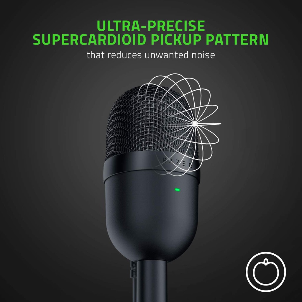 Razer Seiren Mini USB Microphone Condenser Supercardioid Ultra-Compact ...
