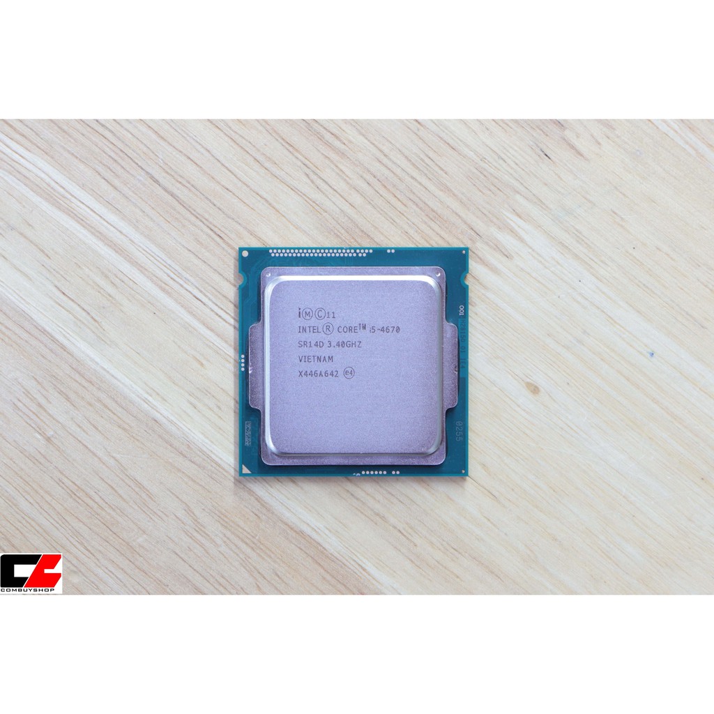 CPU INTEL CORE i5 4670 3.40Ghz 4 CORE 4 THREADS LGA1150 [ เฉพาะตัว CPU ...