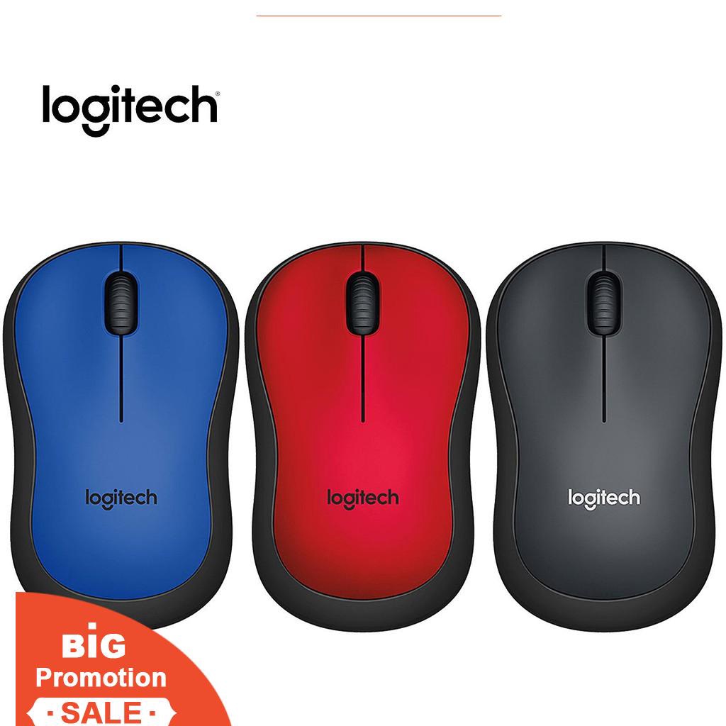 MOUSE WIRELESS (เม้าส์ไร้สายไร้เสียงคลิก) LOGITECH M221 SILENT CORDLESS ...