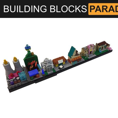 Building blocks Street View birthday moc toys for boy kids free ...