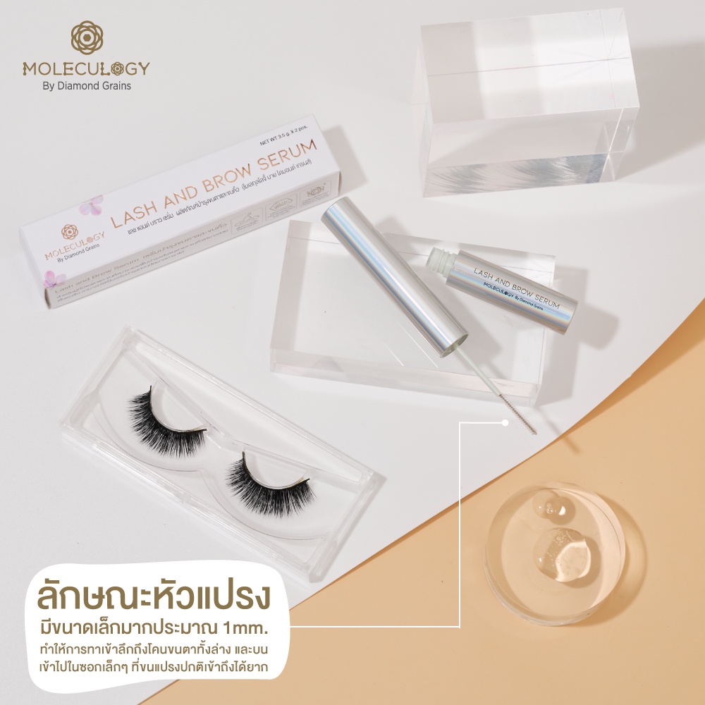 Moleculogy Lash and Brow Serum ผลิตภัณฑ์บำรุงขนตาและขนคิ้ว แพ็คคู่ 2 ...