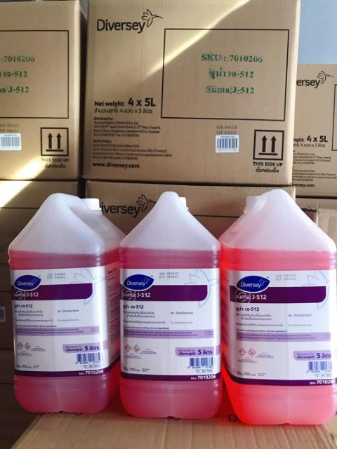 Diversey Suma J512 น้ำยาฆ่าเชื้อไวรัส Food Grade ขนาด 5 ลิตร ...