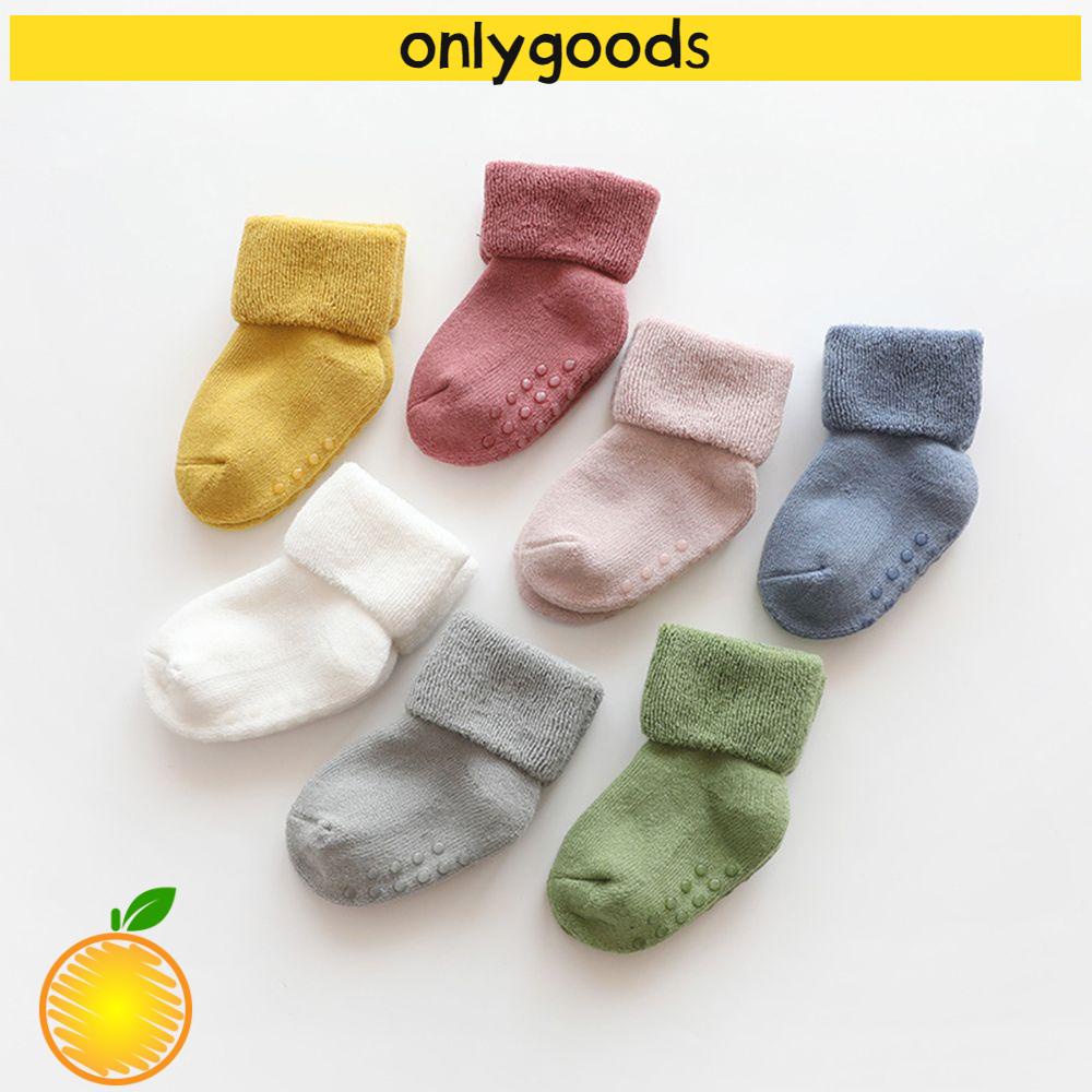 ONLY 0-3Year Newborn Cotton Floor Socks Anti-slip First Walkers Booties ...