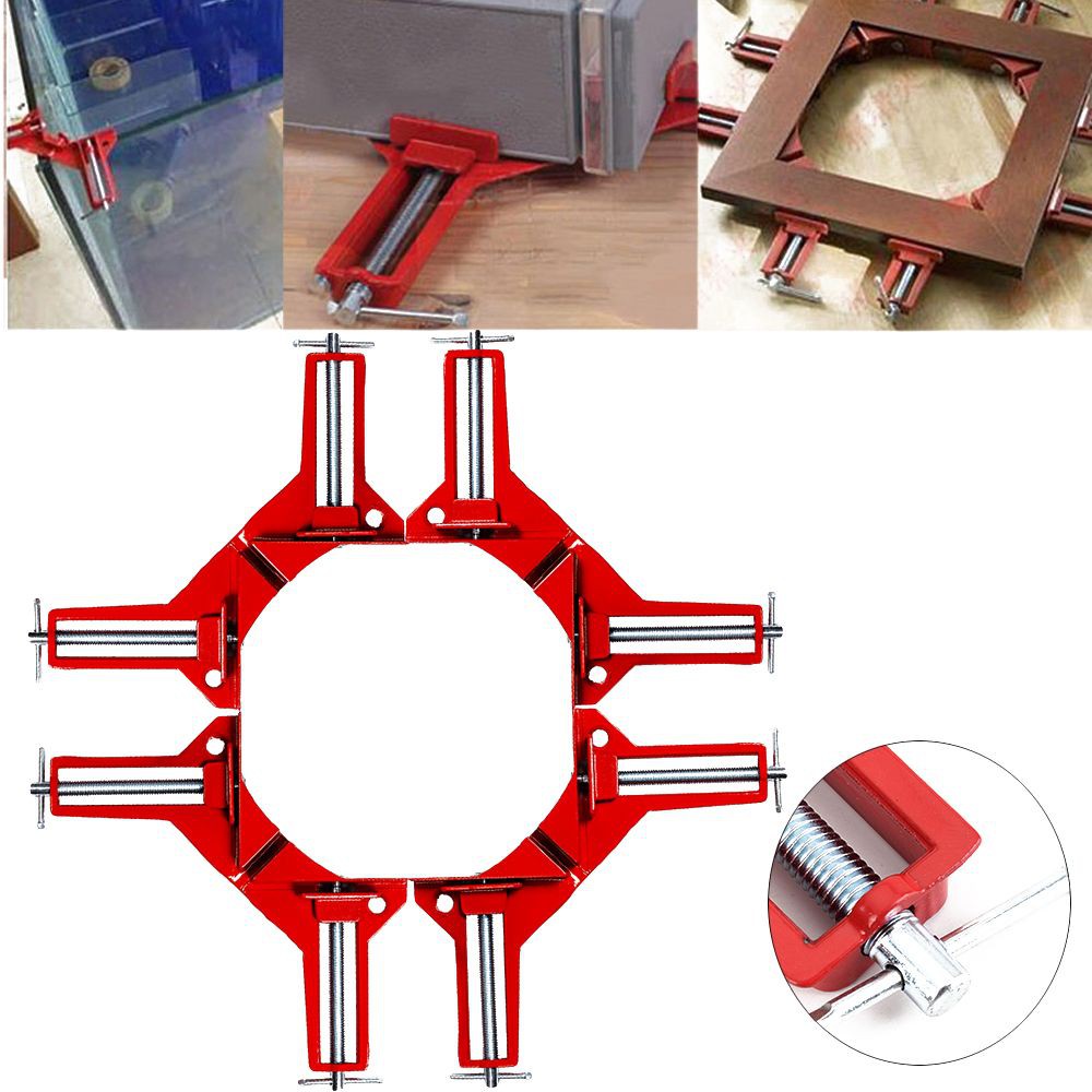 Metal Picture Frame Clamp Right Angle Clip Woodworking Glass Corner ...