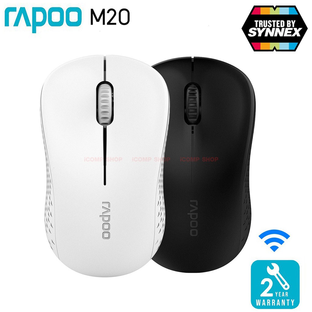 Rapoo รุ่น M20 Wireless Optical Mouse 2.4GHz เมาส์ไร้สาย (ประกัน SYNNEX ...