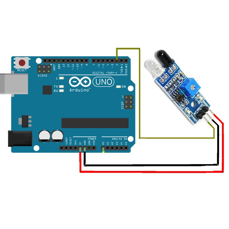 Infrared Obstacle Avoidance Sensor Module - nattakitmaigate - ThaiPick