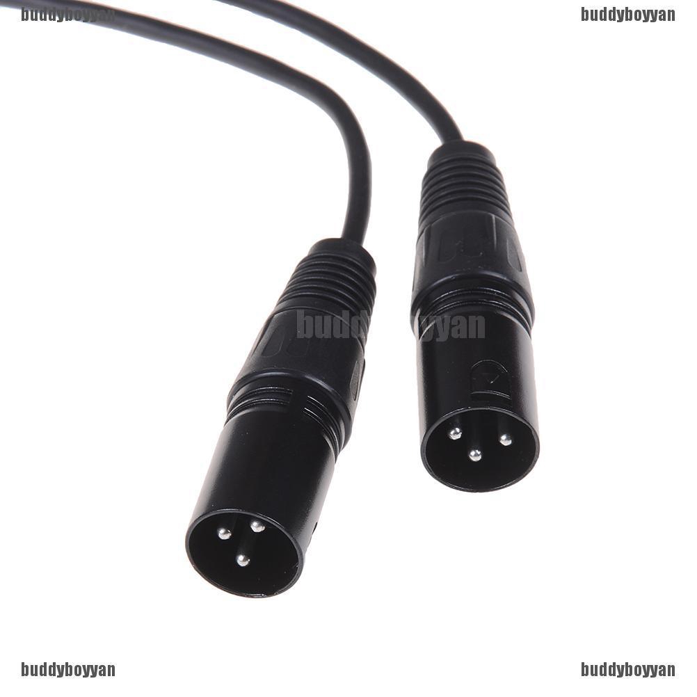 3 Pin Xlr Female Jack To Dual 2 Male Plug Y Splitter 0 . 3 M สายไฟเจล ...