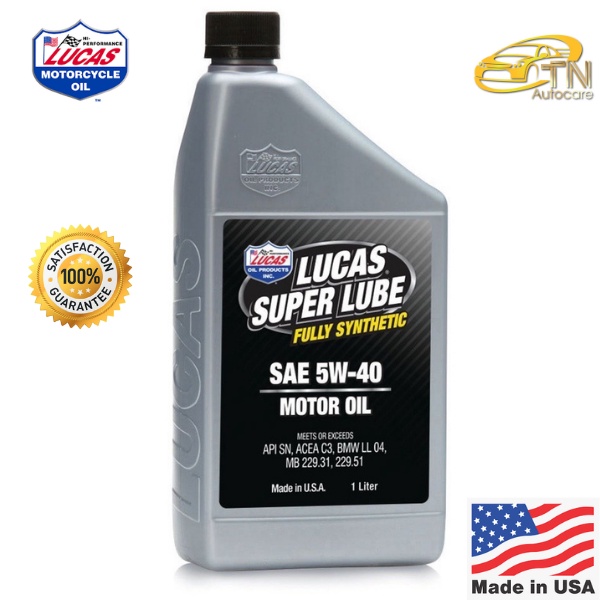 Lucas Super Lube Fully Synthetic 5W-40 ปริมาณ 1000 ml - tnautocare ...