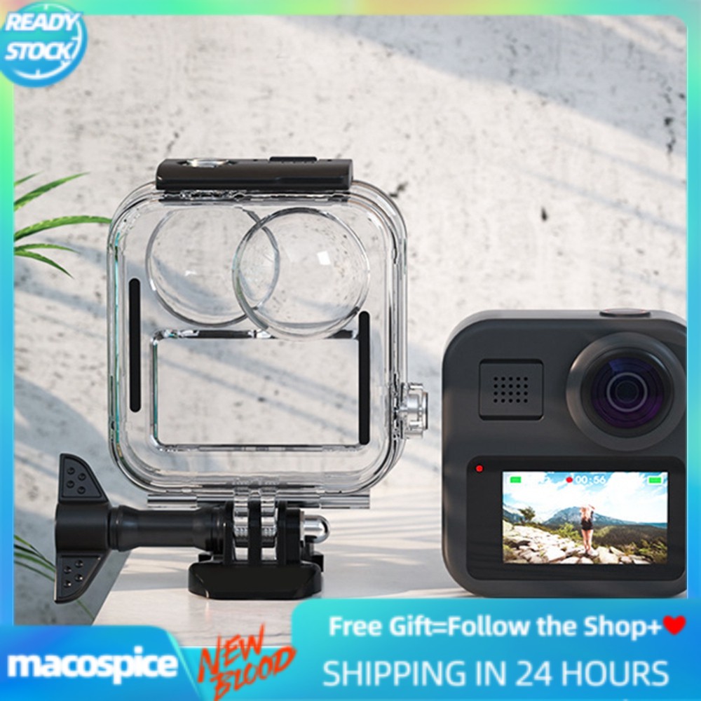 Macospice 20m Depth Waterproof Case Camera Diving Cover Protective Box ...