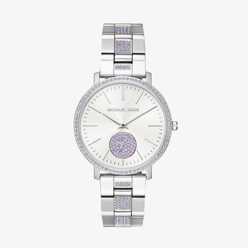 Michael Kors นาฬิกาข้อมือผู้หญิง Jaryn Silver Dial Silver รุ่น MK3855 ...