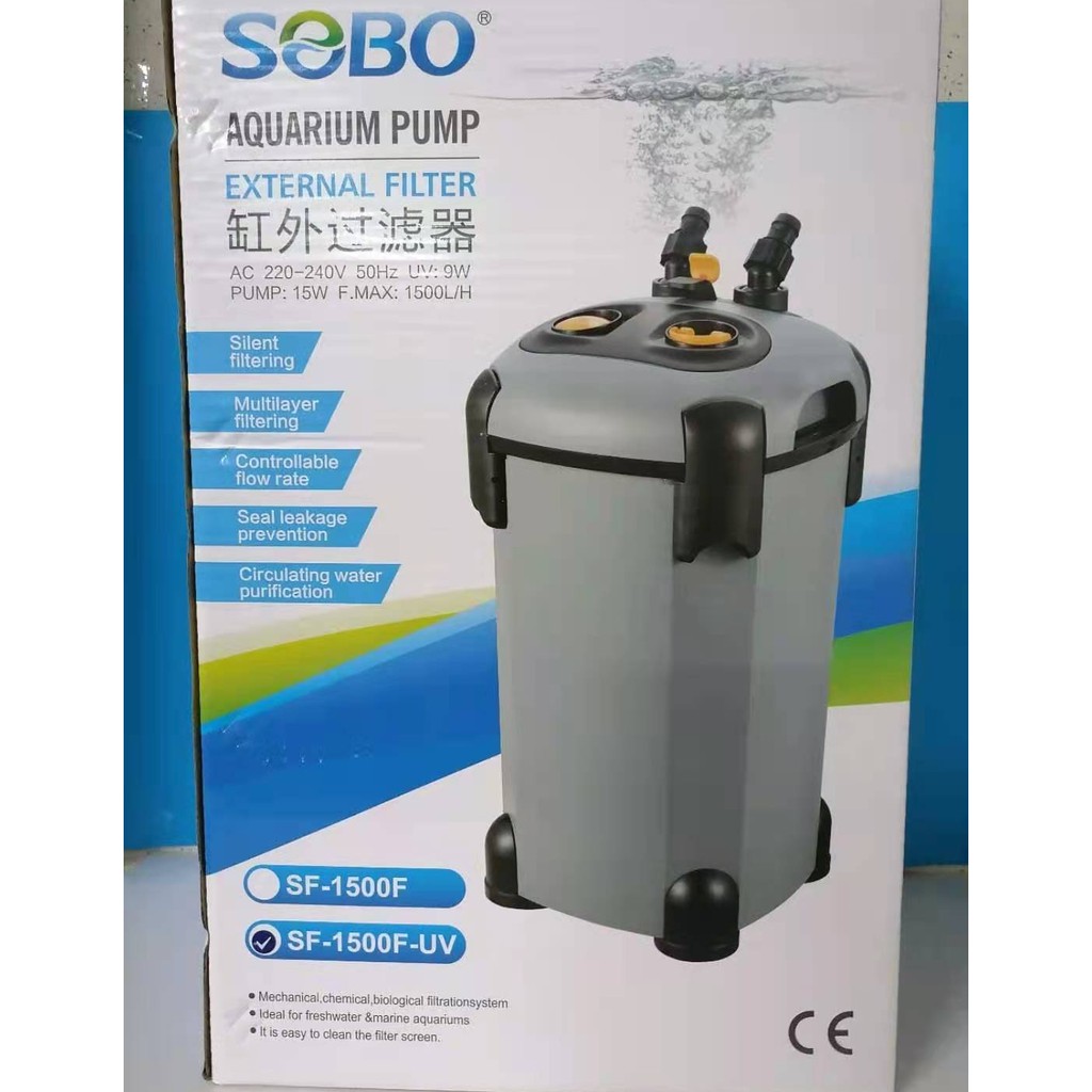 กรองนอกตู้ปลา SOBO SF-1500F/1500F UV - p_aquarium - ThaiPick