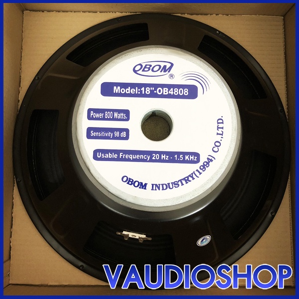 ดอกลำโพง 18 นิ้ว 800W โอบอ้อม OBOM 18 OB-4808 จำนวน 1 ตัว ลำโพง 18 OBOM ...