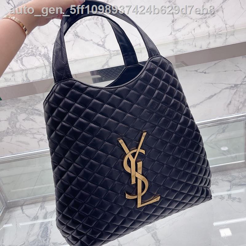 Ys Gaby quilted texture shopping bag oversized logo Womens Fashion Tote ...
