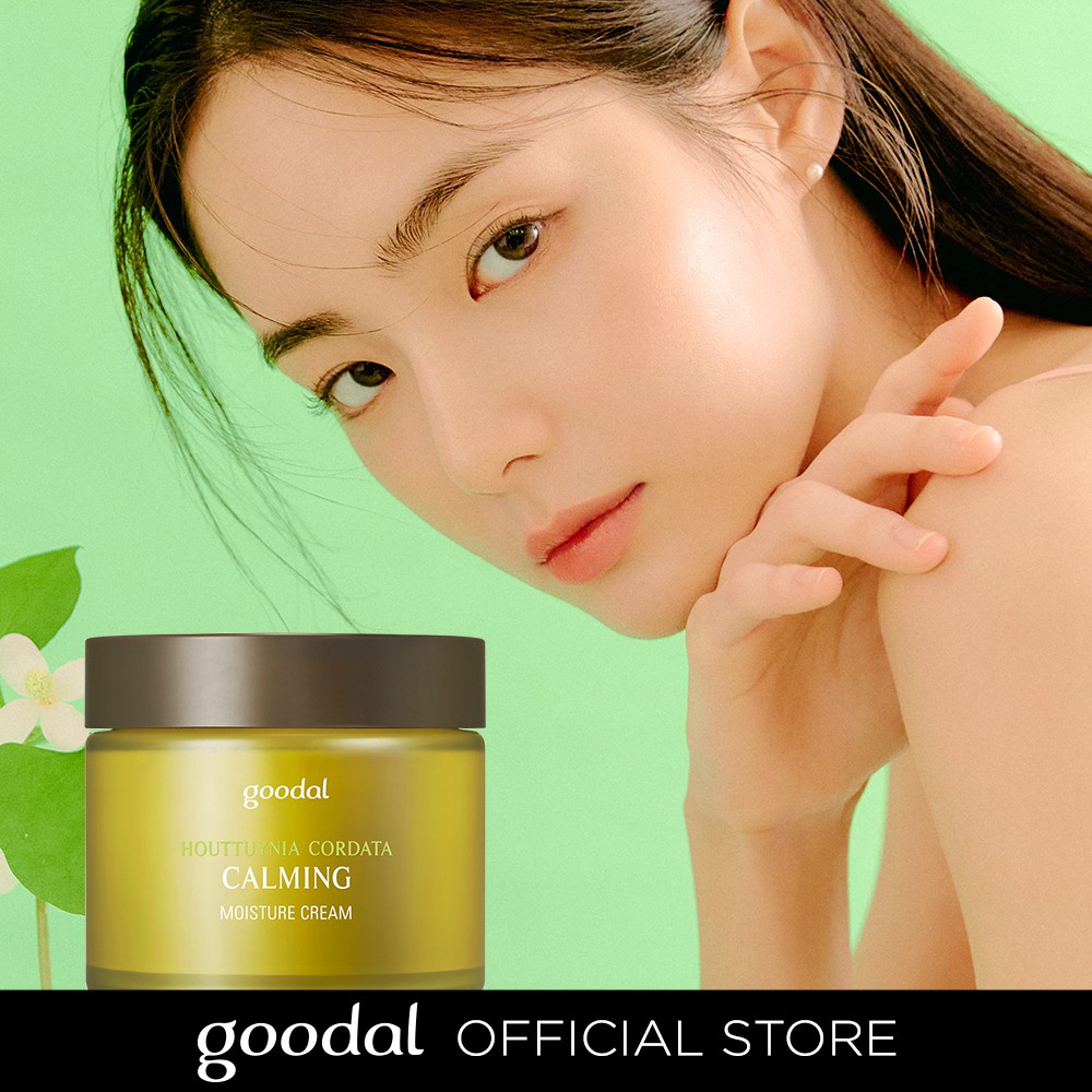 GOODAL Houttuynia Cordata Calming Moisture Cream (75ml 31ml) fXqT ...