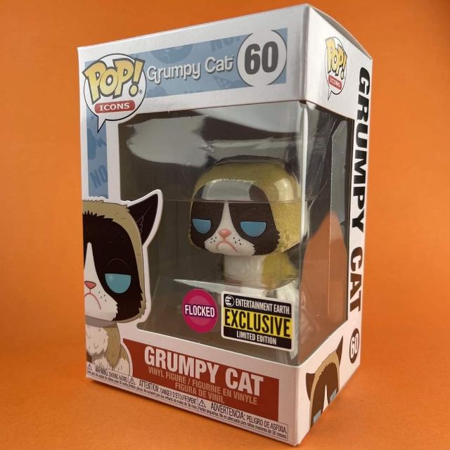 Funko POP Grumpy Cat Flocked Exclusive Grumpy Cat 60 | Shopee Thailand