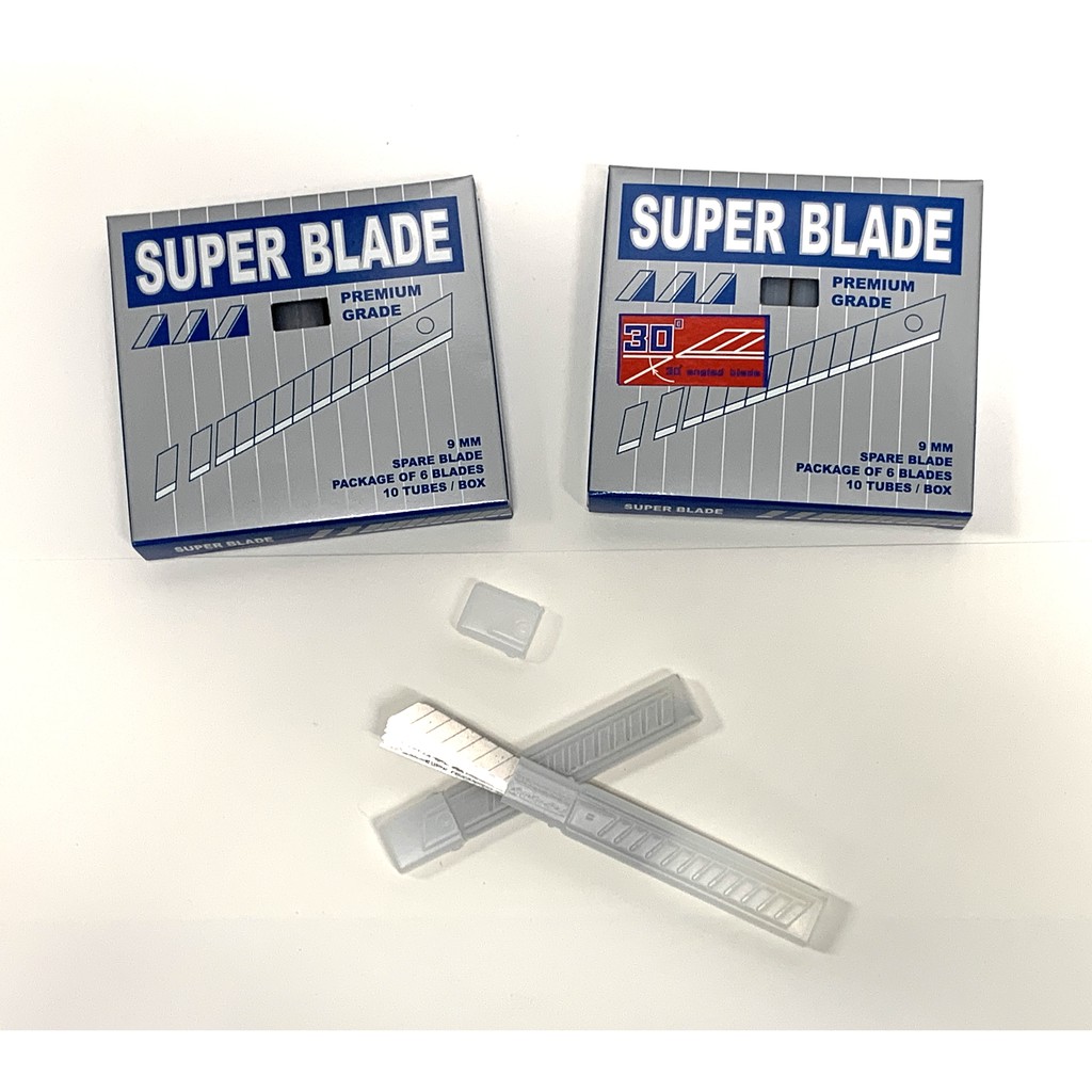 ใบมีดsuperbladeเล็กขนาด9mm (บรรจุ60ใบกล่อง) - tna_gift - ThaiPick