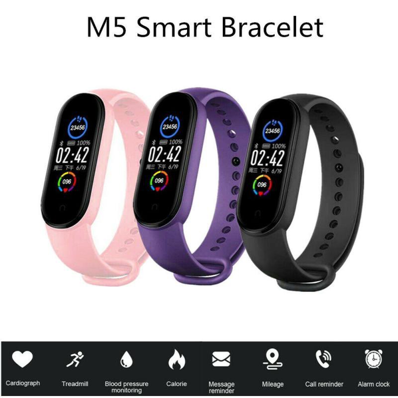 M5 Smart Watches Smart Band Sport Fitness Tracker Pedometer Heart Rate ...