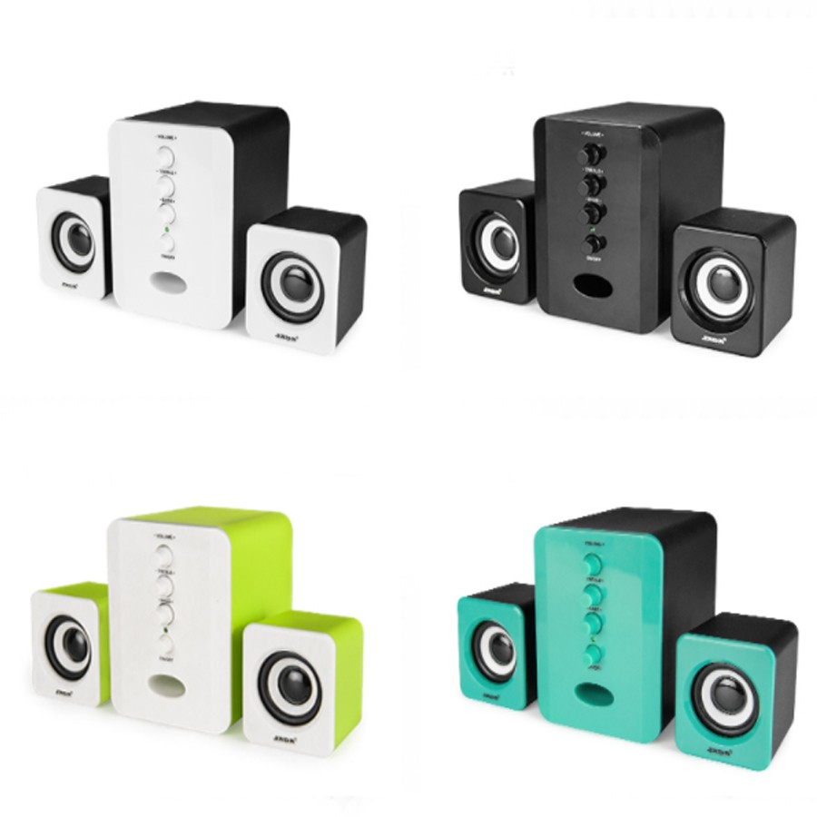 USB Wired Combination Speakers Computer Speakers Bass Sound Box for PC ...