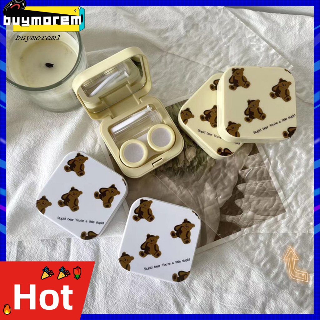 BUYMEZ Plastic Contact Lens Container Case Box Makeup Tool for Girl ...