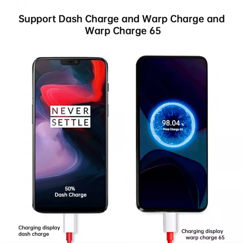 Oneplus ต้นฉบับ 65w Warp EU Us อะแดปเตอร์ชาร์จเร็ว Usb Type C เป็น Type C 65w สําหรับ Oneplus 9 ...
