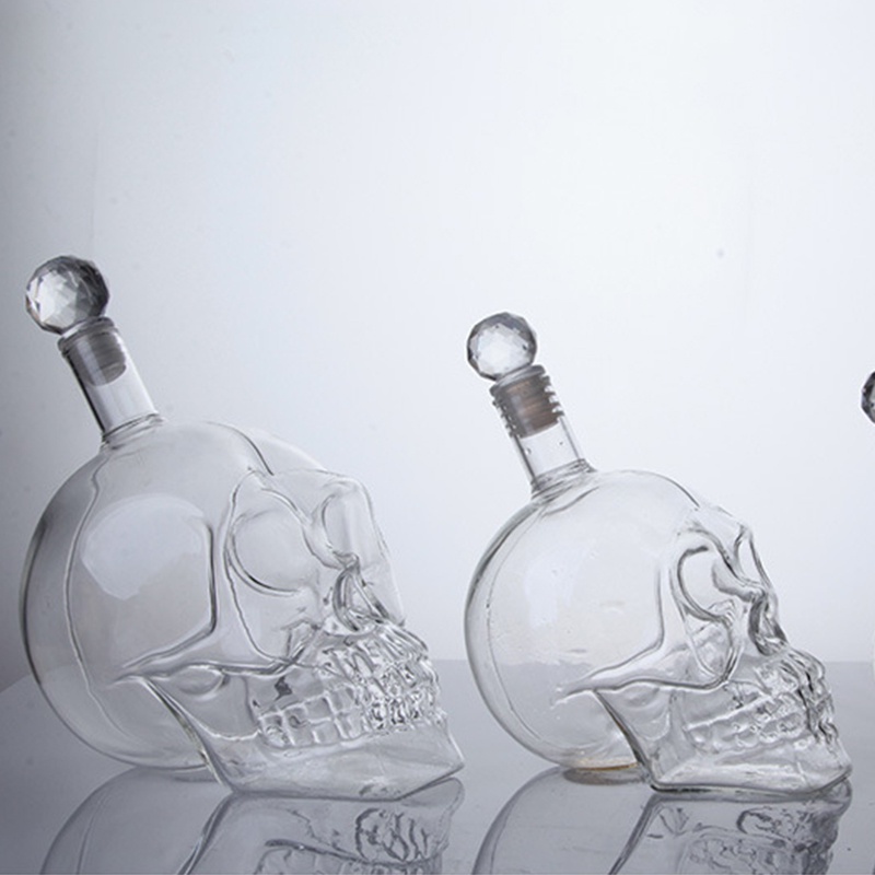 Crystal Skull Glass Head Shot Glass Cup Set Cocktail Water Whiskey ...