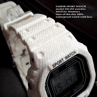 SAMOR SPORT WATCH รุ่น SM-293 นาฬิกาผู้หญิงระบบDIGITALกันน้ำ100%พร้อม ...