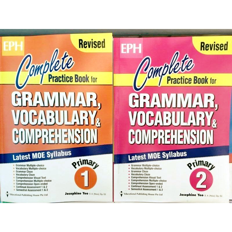 Primary 1&2 Complete Practice Book for Grammar, Vocabulary ...